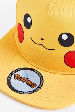 Motif-detail Cap - Yellow/Pokémon - Kids | H&M US