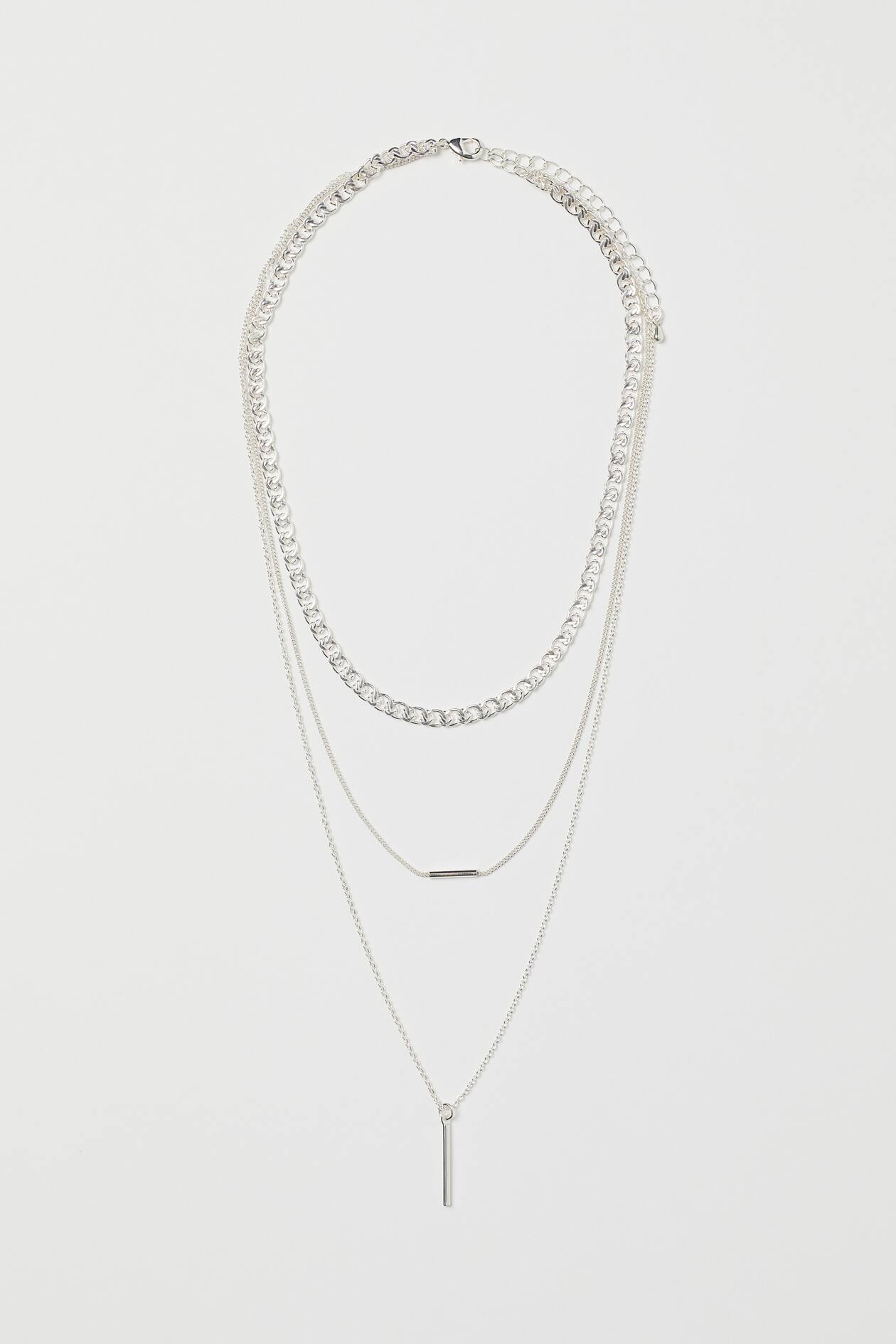 Collier à trois rangs - Argenté - FEMME | H&M BE