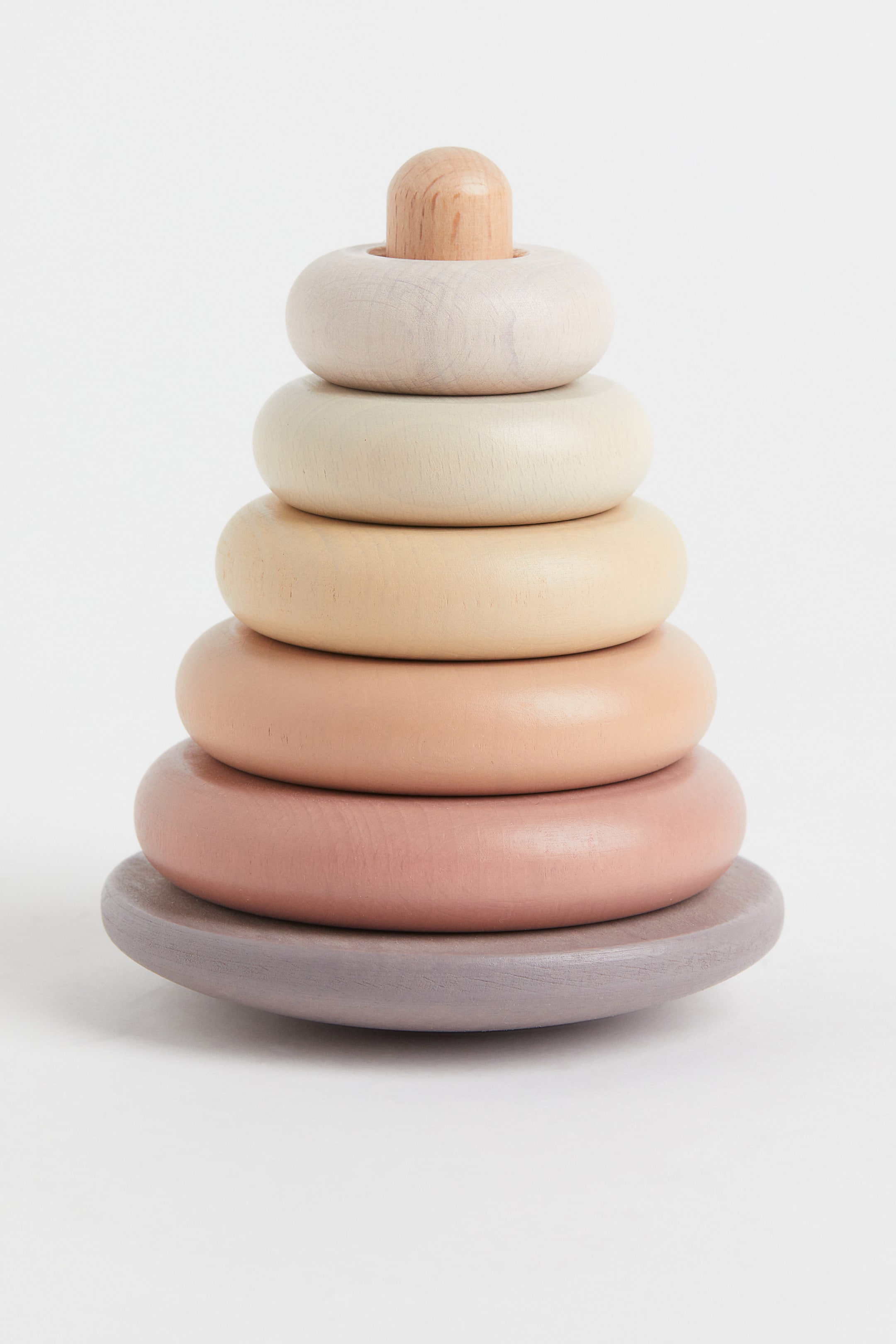Wooden Stacking Toy - Beige/Pink - Kids | H&M AU