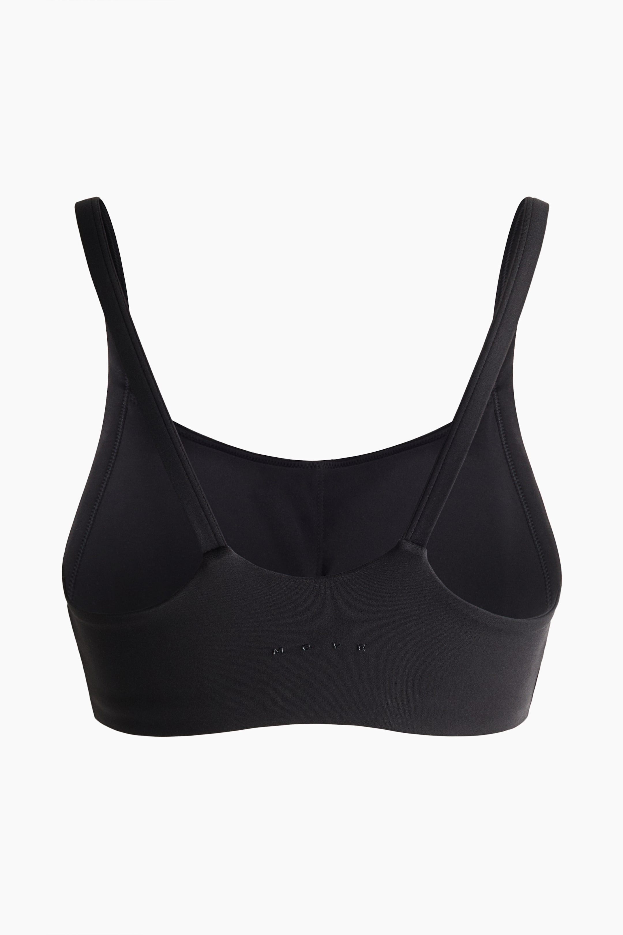 Women's Black Medium Support Sports Bra with SoftMove™ at H&M CA