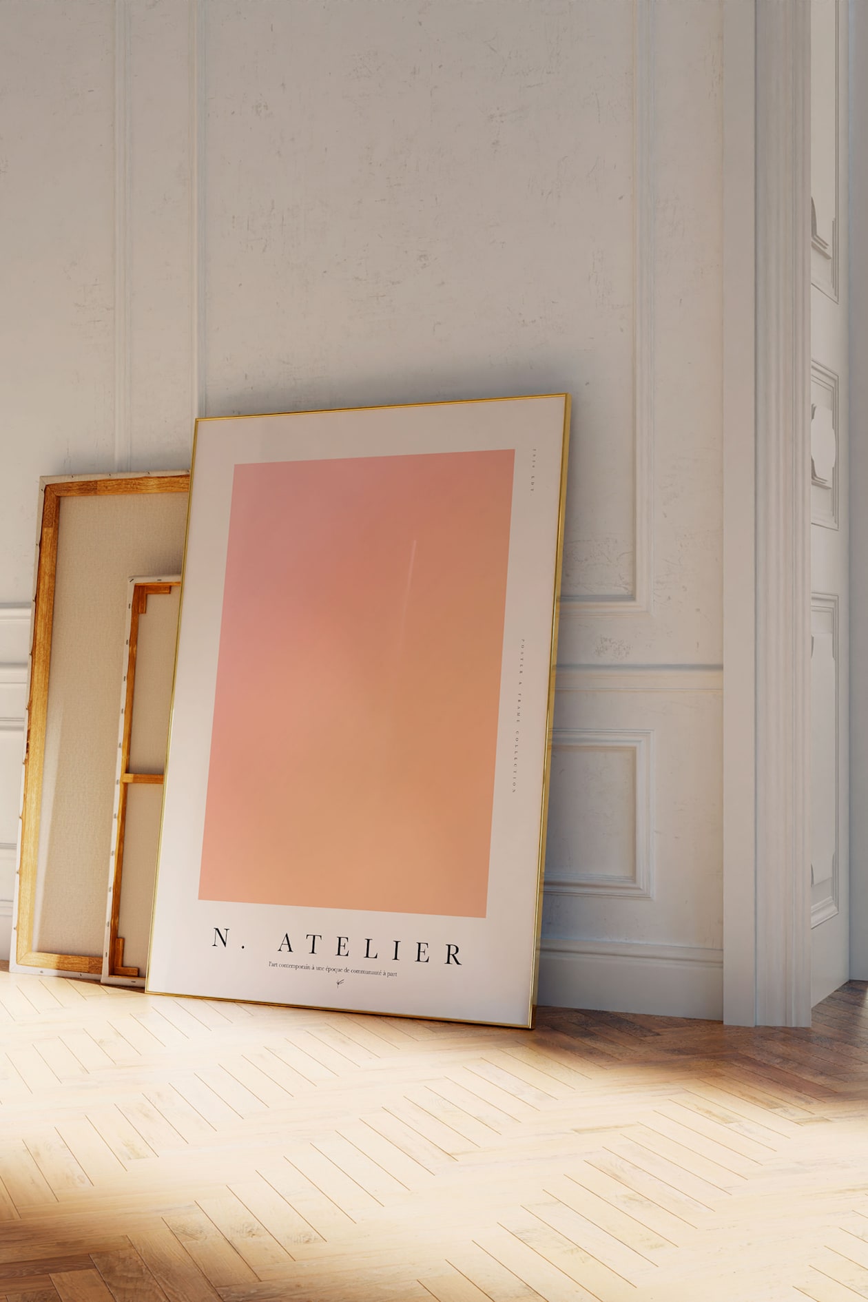 Poster & Frame X N. Atelier | Poster & Frame 002 - Oranje - Poster ...