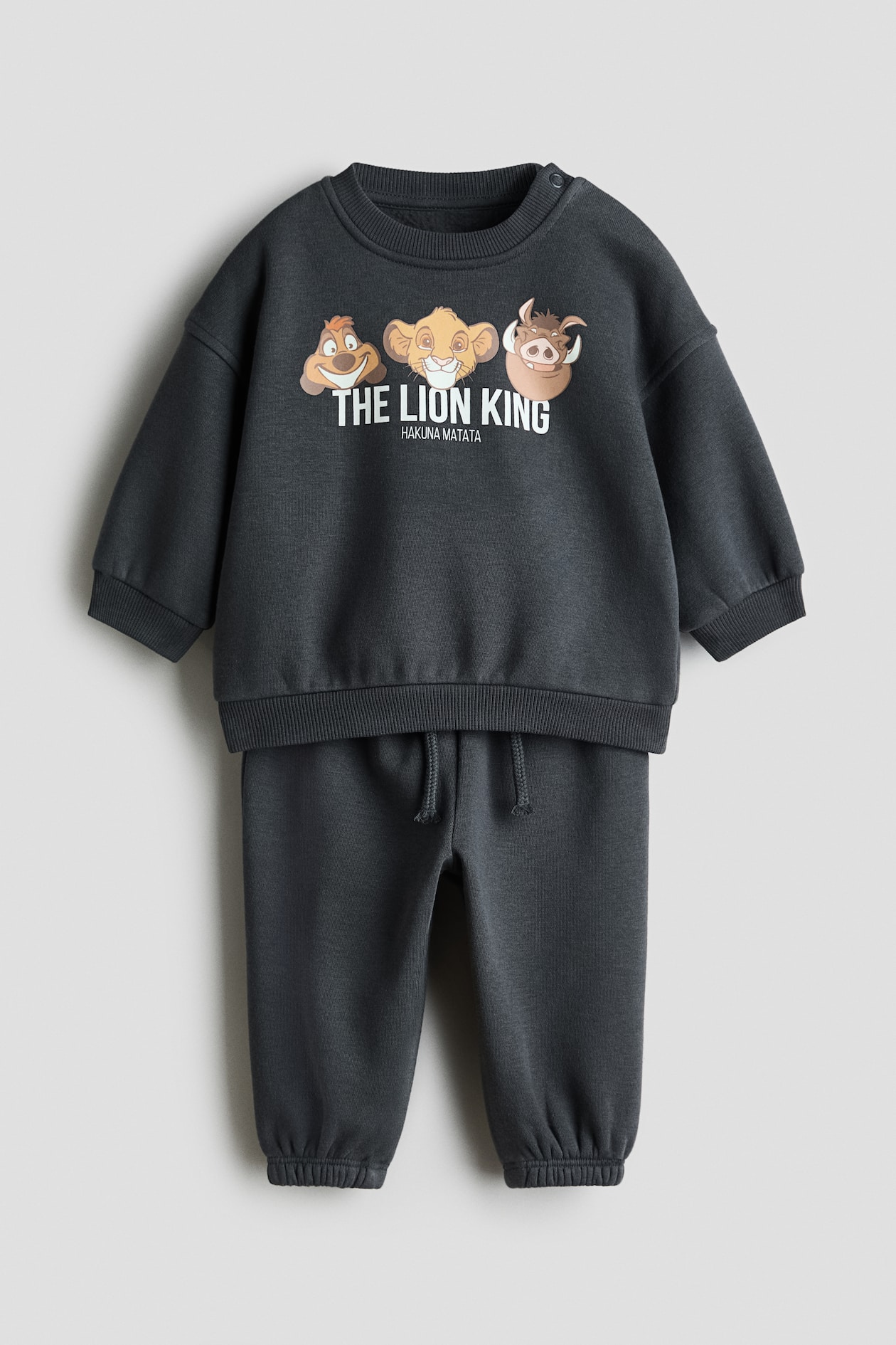 2-teiliges Sweatshirt-Set mit Print - Dunkelgrau/The Lion King - Kids ...