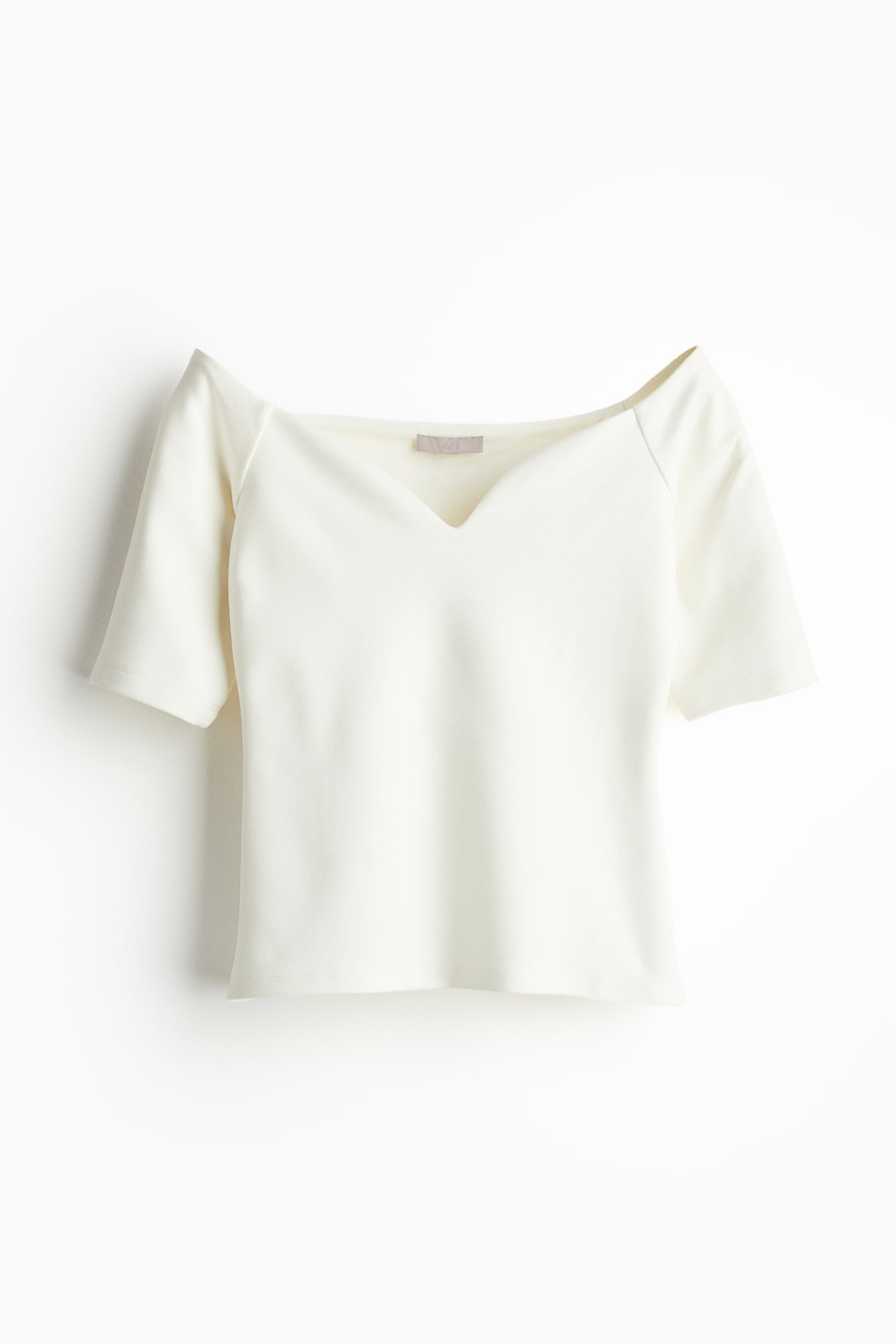 Women's White Off-the-shoulder top | H&M GB