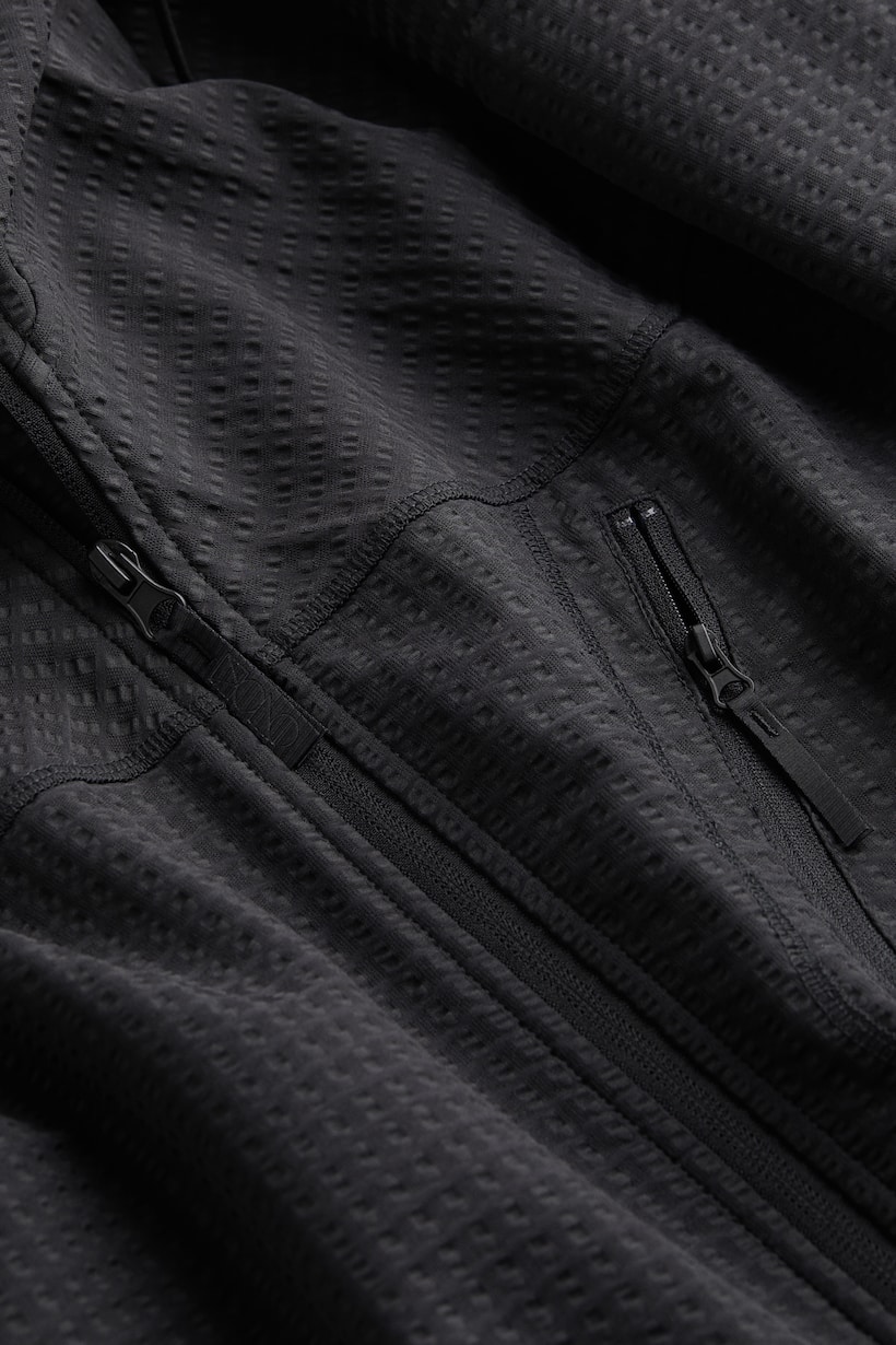 Regular-Fit Mid-Layer Jacket with DryMove™ - Black - Men | H&M US