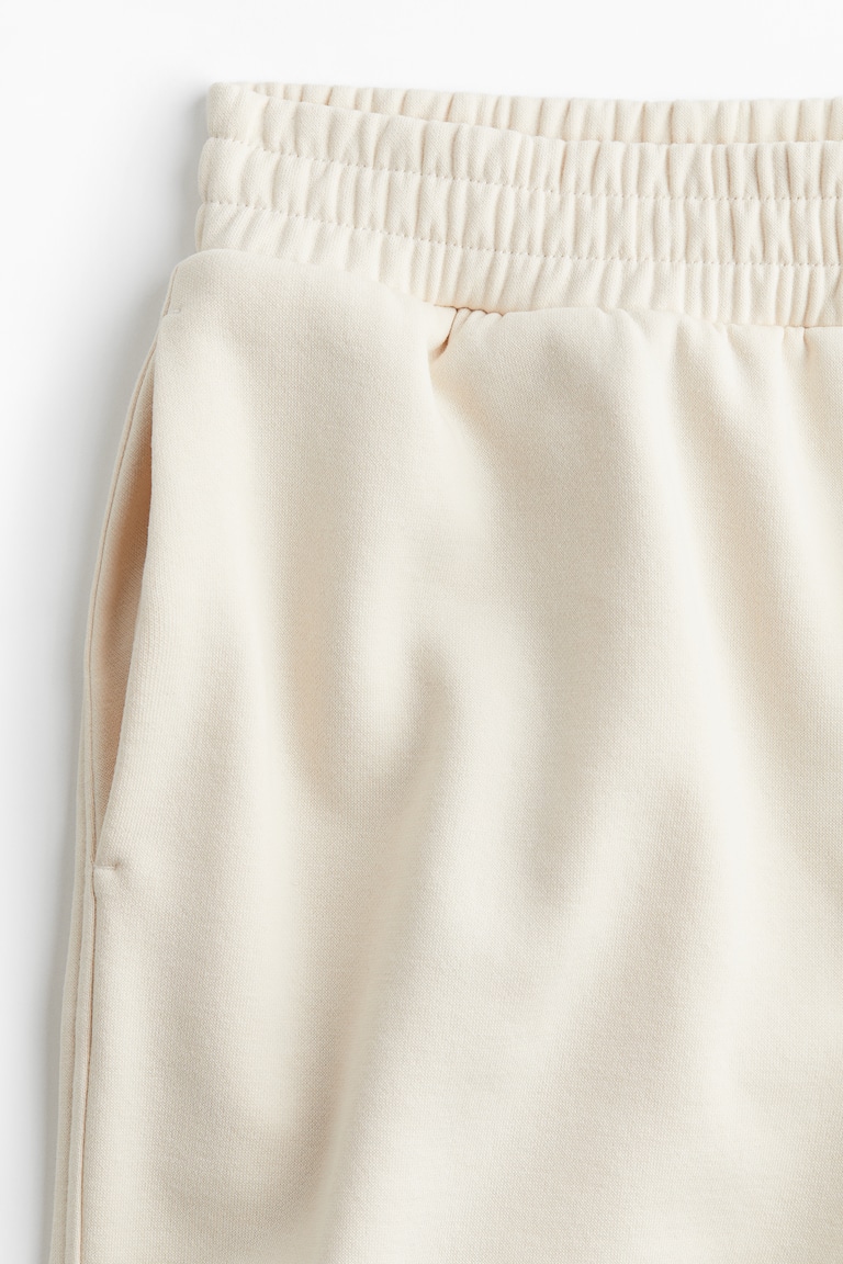 Women's Light beige High Waist Joggers | H&M US