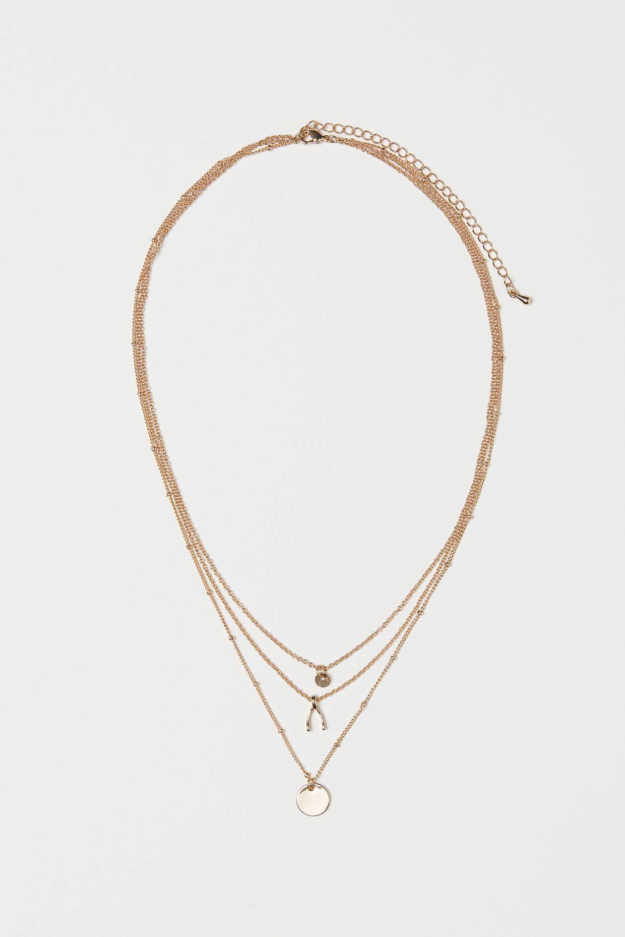 Colar de várias voltas - Dourado - SENHORA | H&M PT