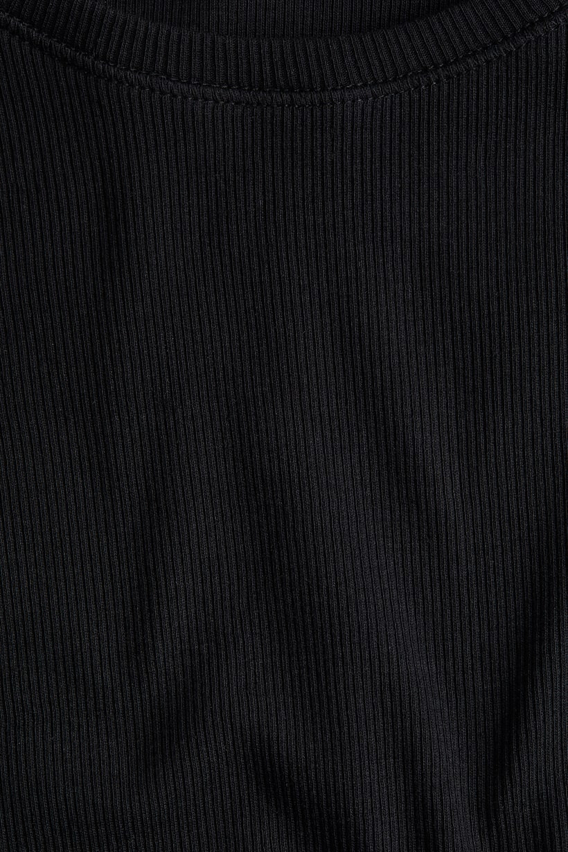 Women's Black Fitted T-shirt | H&M US