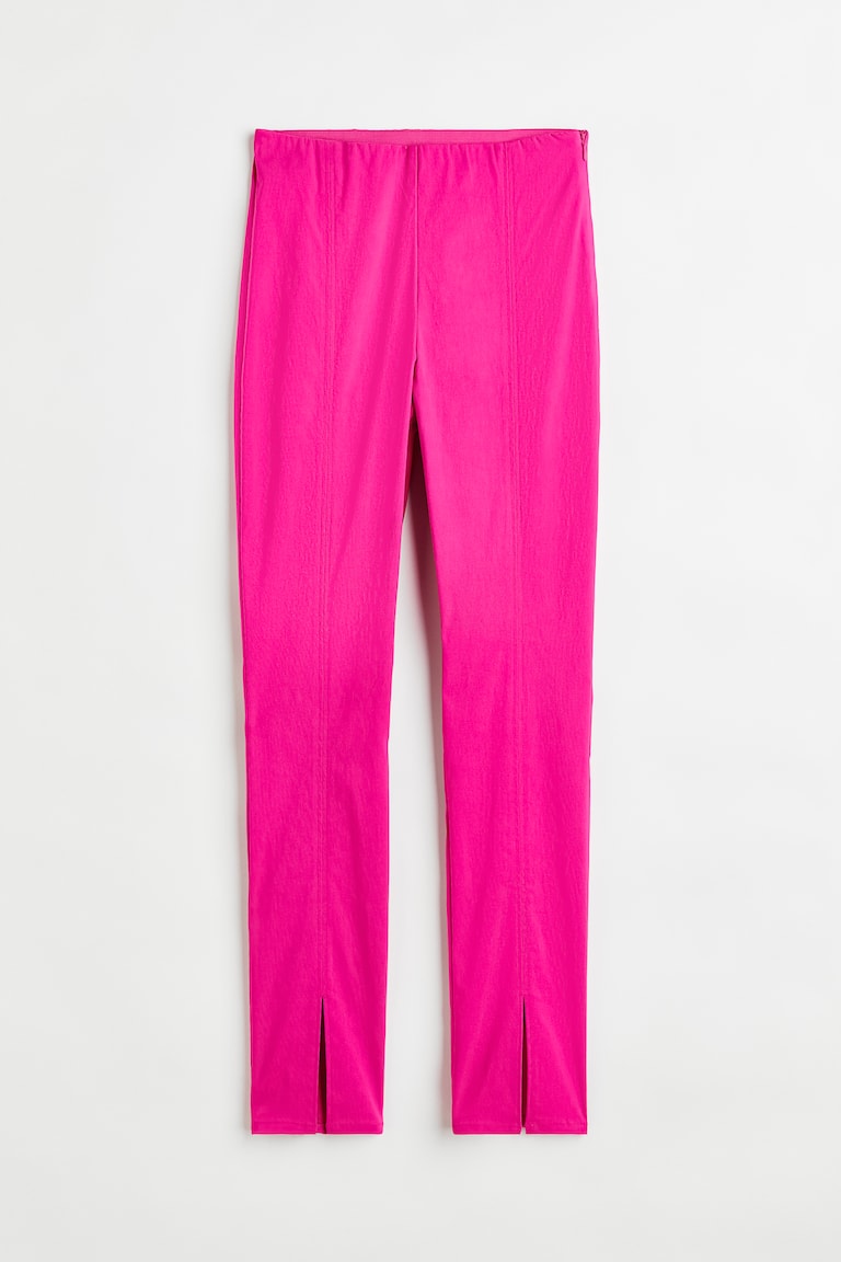 Slim Pants - High waist - Ankle-length - Cerise - Ladies | H&M CA