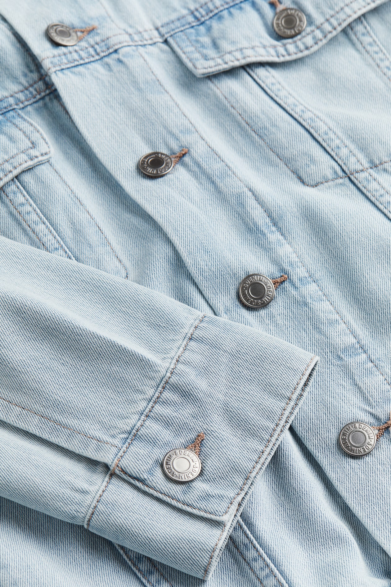 Feather Soft Denim jacket - Pale denim blue - Ladies | H&M IN