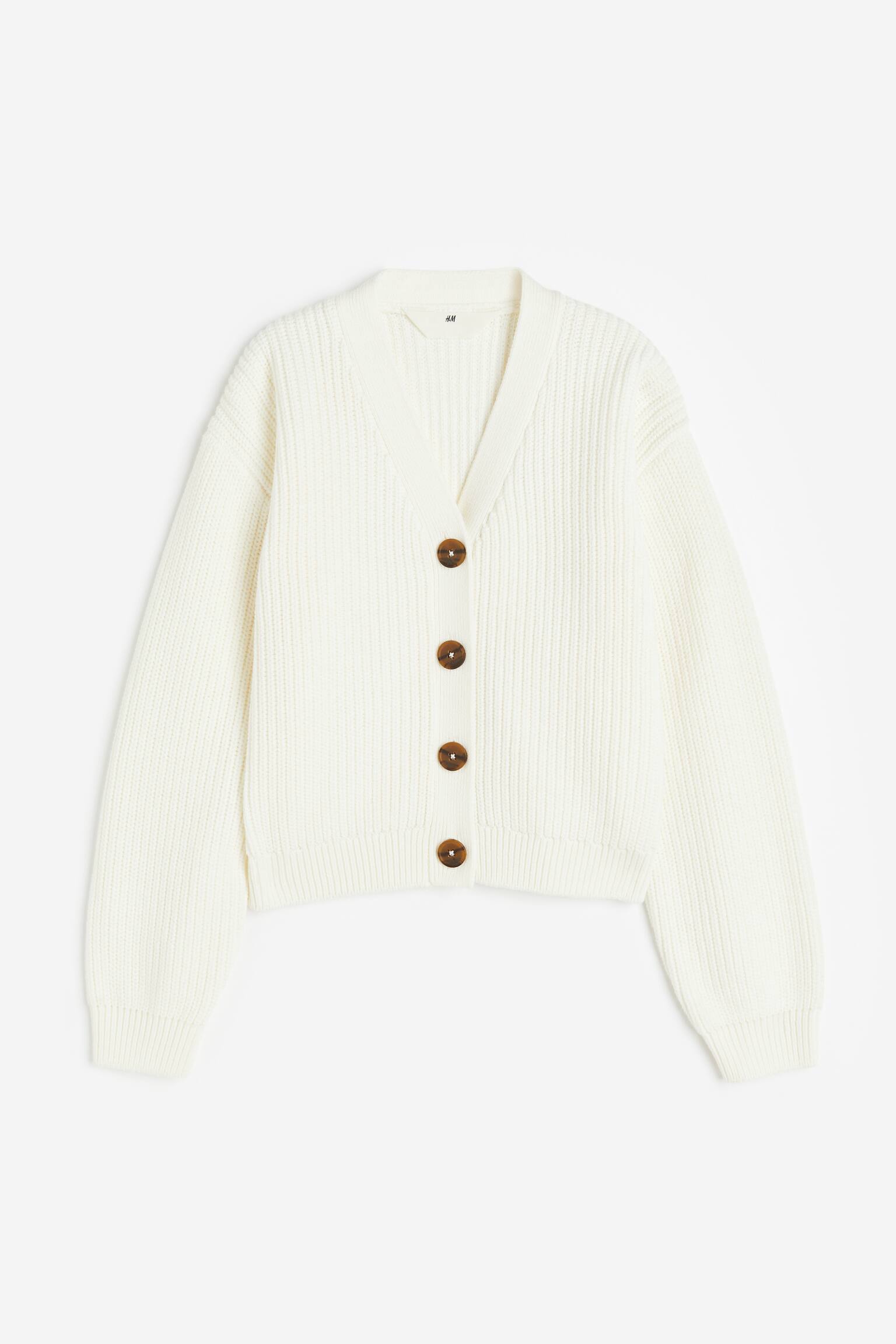 Knitted cardigan - Natural white - Kids | H&M
