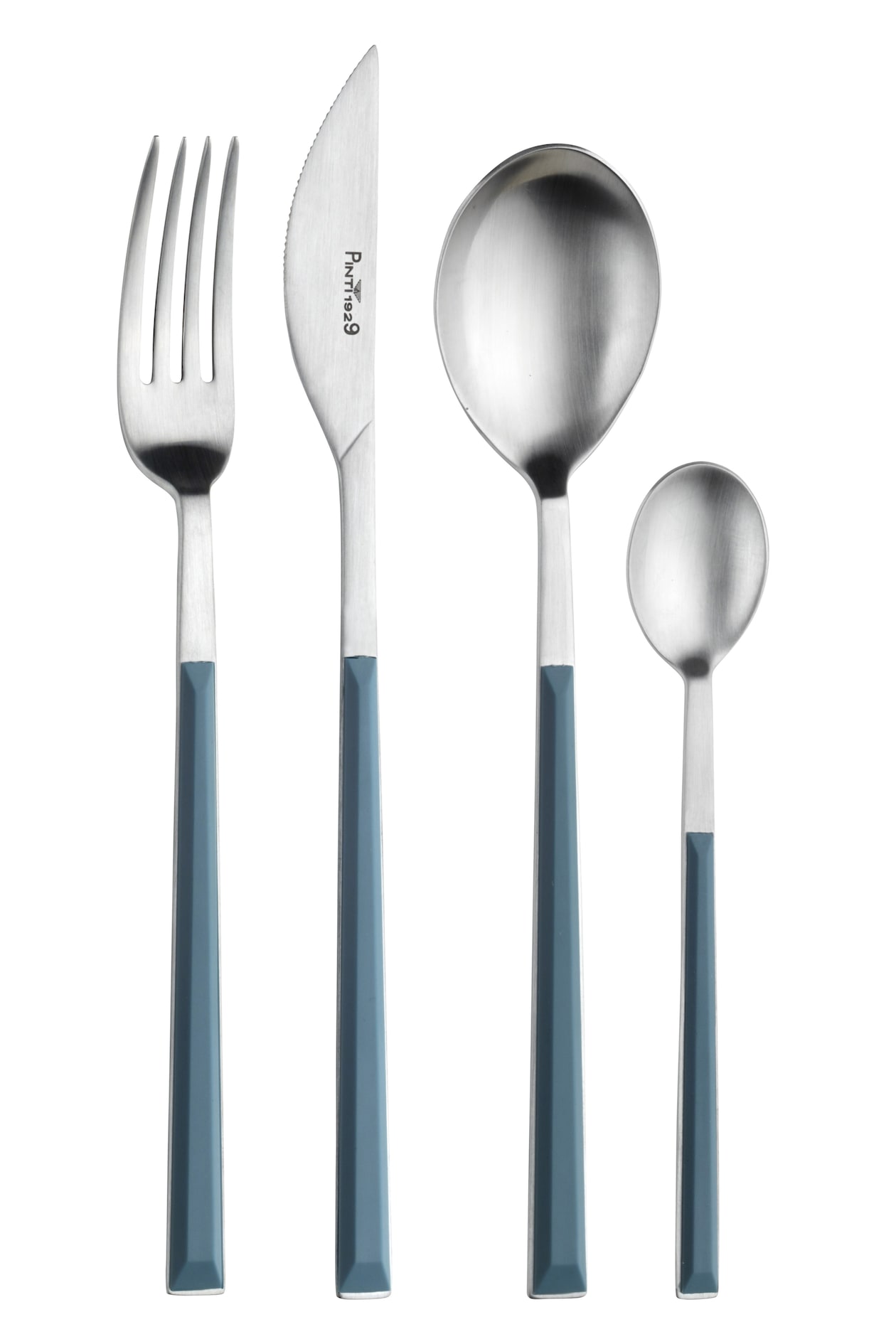 Sushi 24 Pc Set - Blue Handle & Mat Steel - HOME | H&M BE