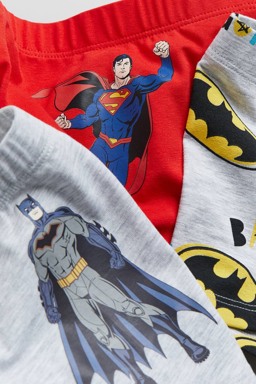 Bright blue/DC Comics 5-pack trunks for kids | H&M GB