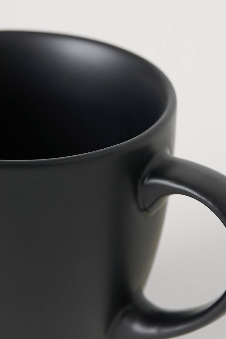 Small Porcelain Mug - Black - Home All | H&M US