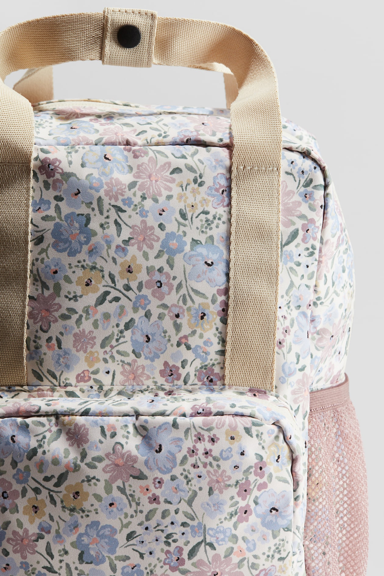 Backpack - White/Floral - Kids | H&M IN