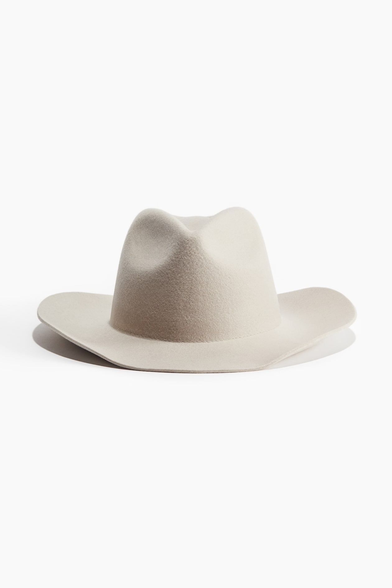 Women's Light beige Felted Wool Cowboy Hat | H&M PH