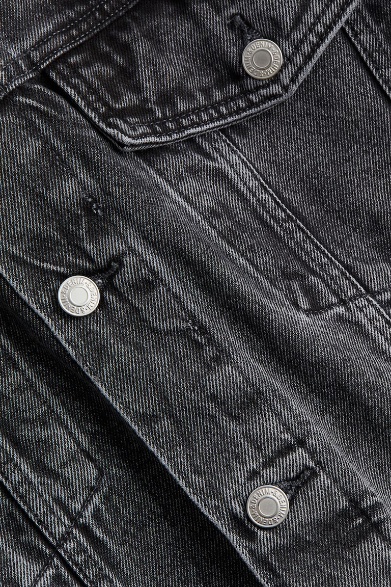 Oversized denim jack - Zwart - DAMES | H&M NL
