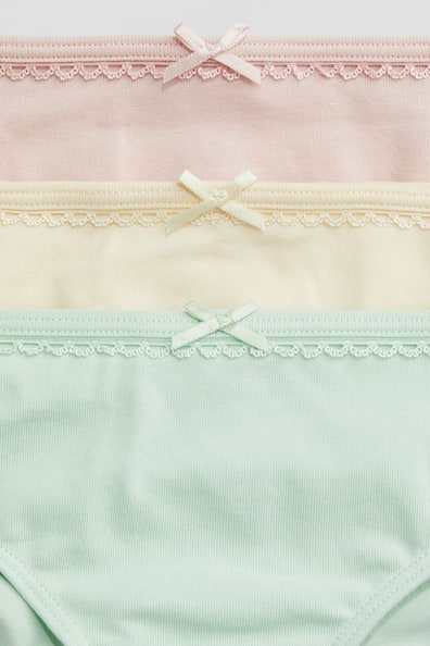 5-pack trosa i bomull - Persika/Grön/Blå - BARN | H&M SE