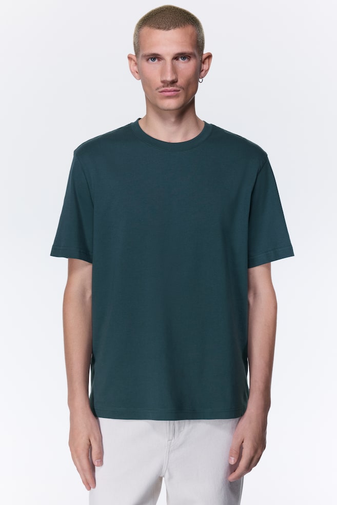 Playera Regular Fit - Azul cerceta oscuro - Men | H&M MX