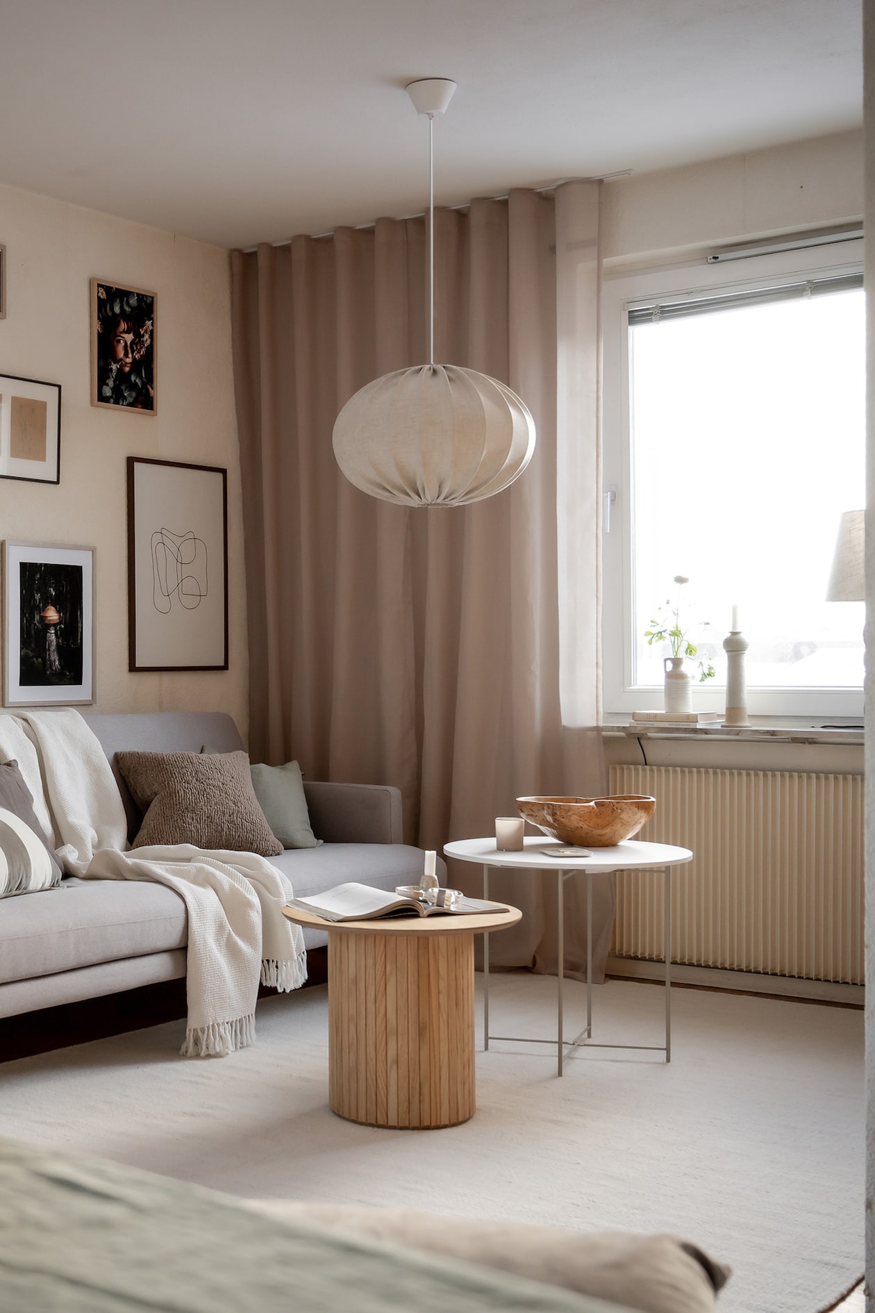 Hilma Luminaire Suspension 40cm - Beige - HOME | H&M BE