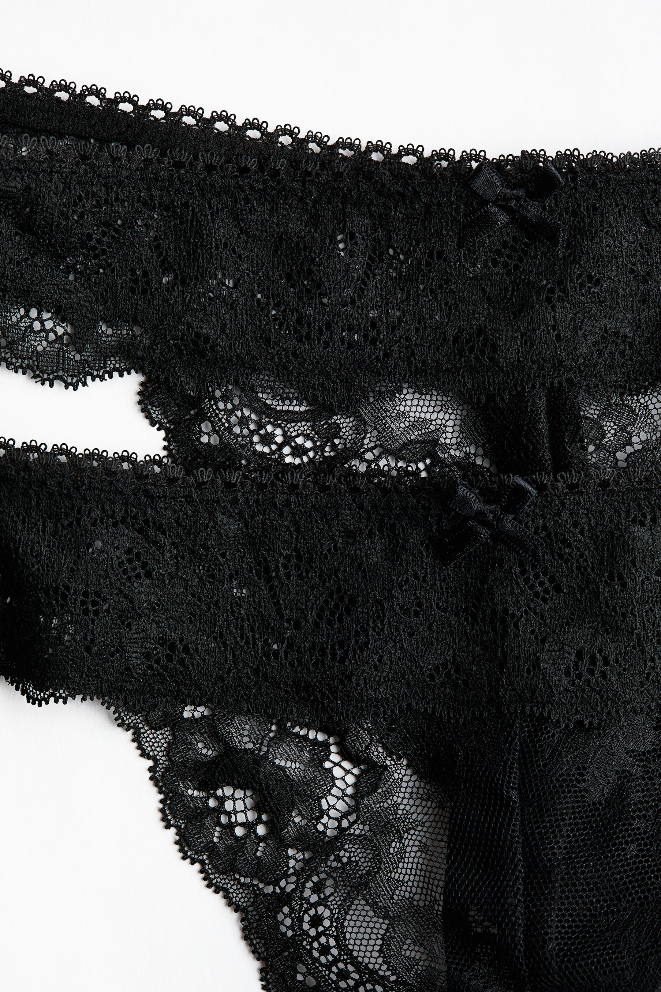 Set van 2 kanten slips - Thong - Zwart - DAMES | H&M NL