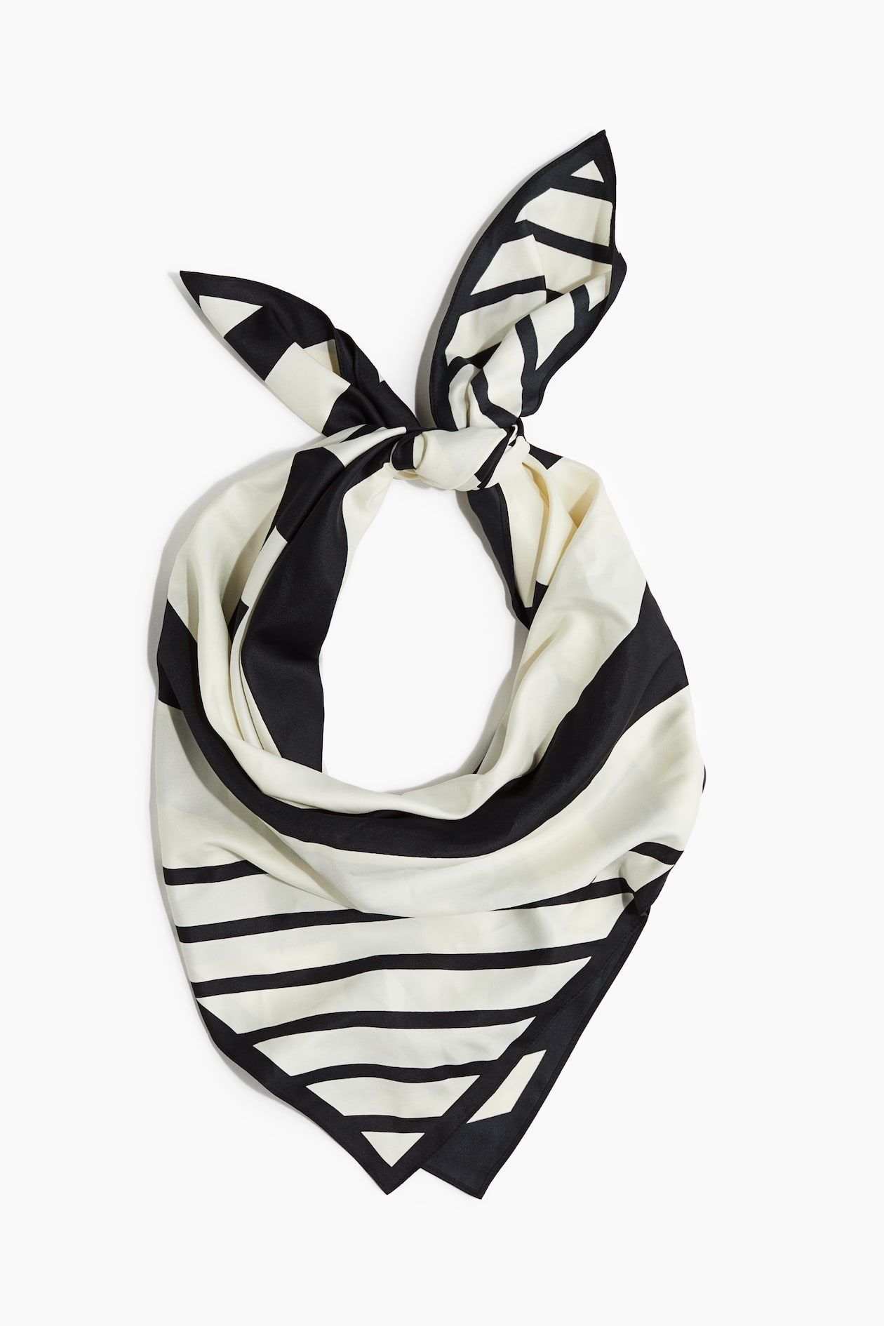 Patterned Scarf - Cream/patterned - Ladies | H&M US