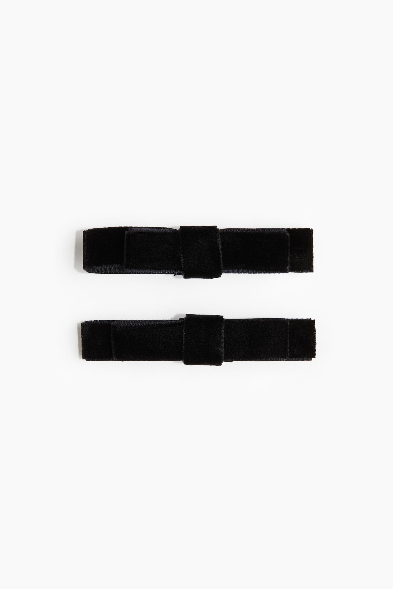 Women's Black 2-pack Bow-Decorated Hair Clips | H&M US