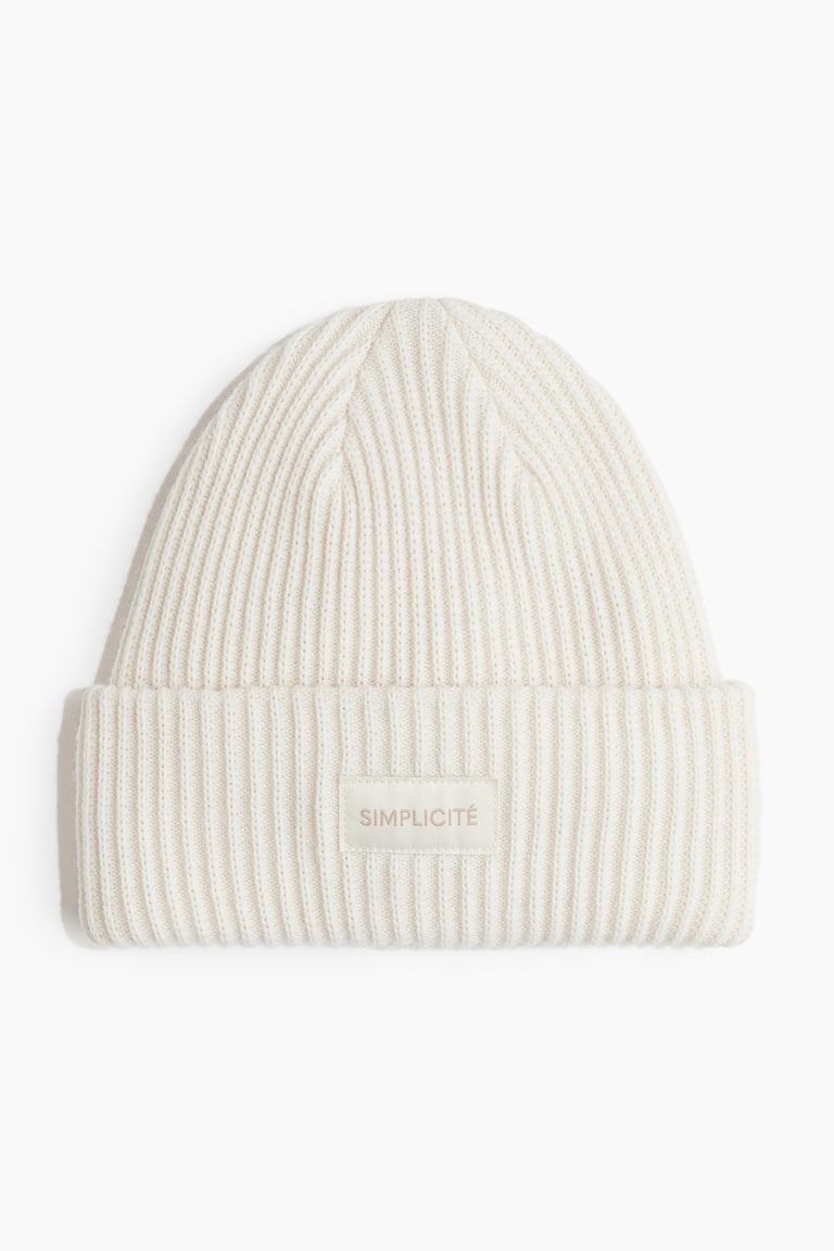 Knit Hat - Cream/Simplicité - Ladies | H&M US