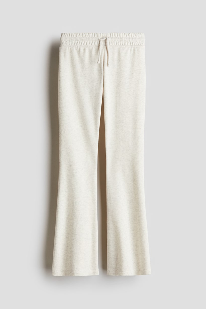 Light beige Flared Joggers for kids | H&M US