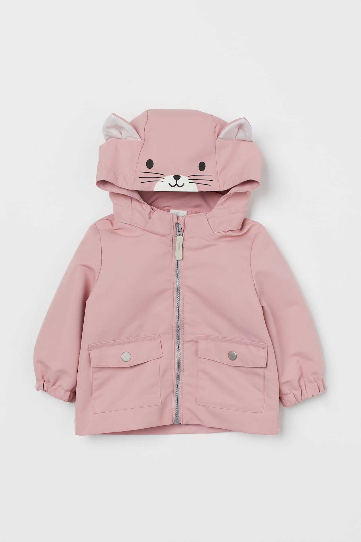 Water-repellent Jacket - Pink/cat - Kids | H&M US