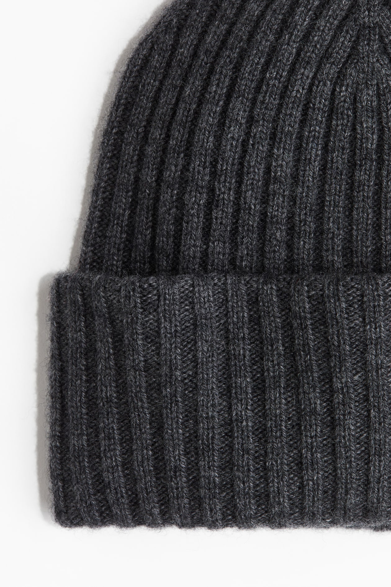 Cashmere-Blend Beanie - Dark gray melange - Ladies | H&M US