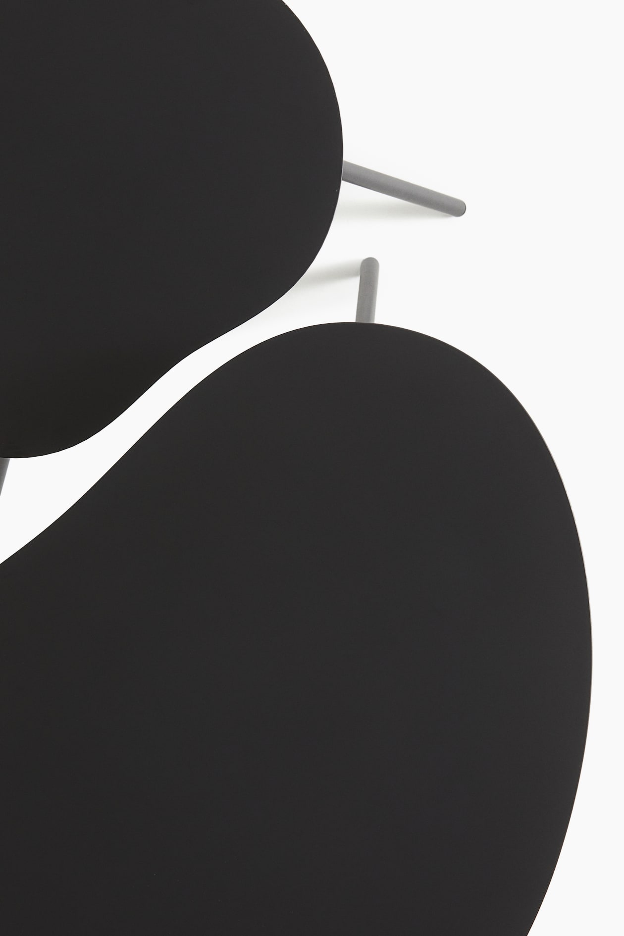 Metal Side Table Set - Black - Home All | H&M US