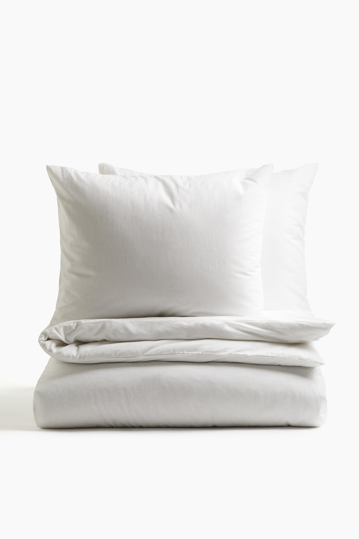 Cotton King/Queen Duvet Cover Set - White - Home All | H&M US