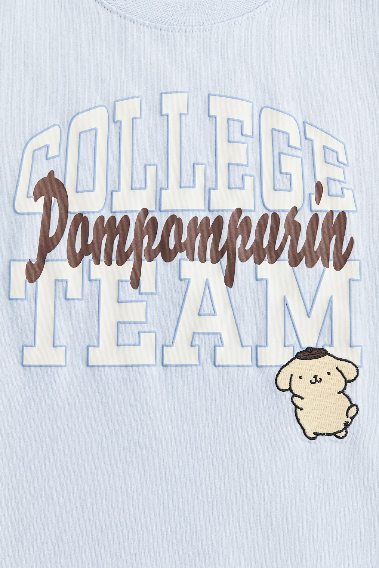 Loose-Fit Printed Cotton T-Shirt - Light blue/Pompompurin - Kids | H&M PH