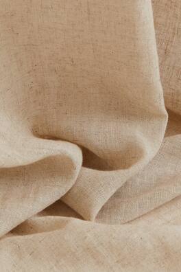 Light beige 1-pack Wide Linen-blend Curtain Panel at H&M Home | H&M CA