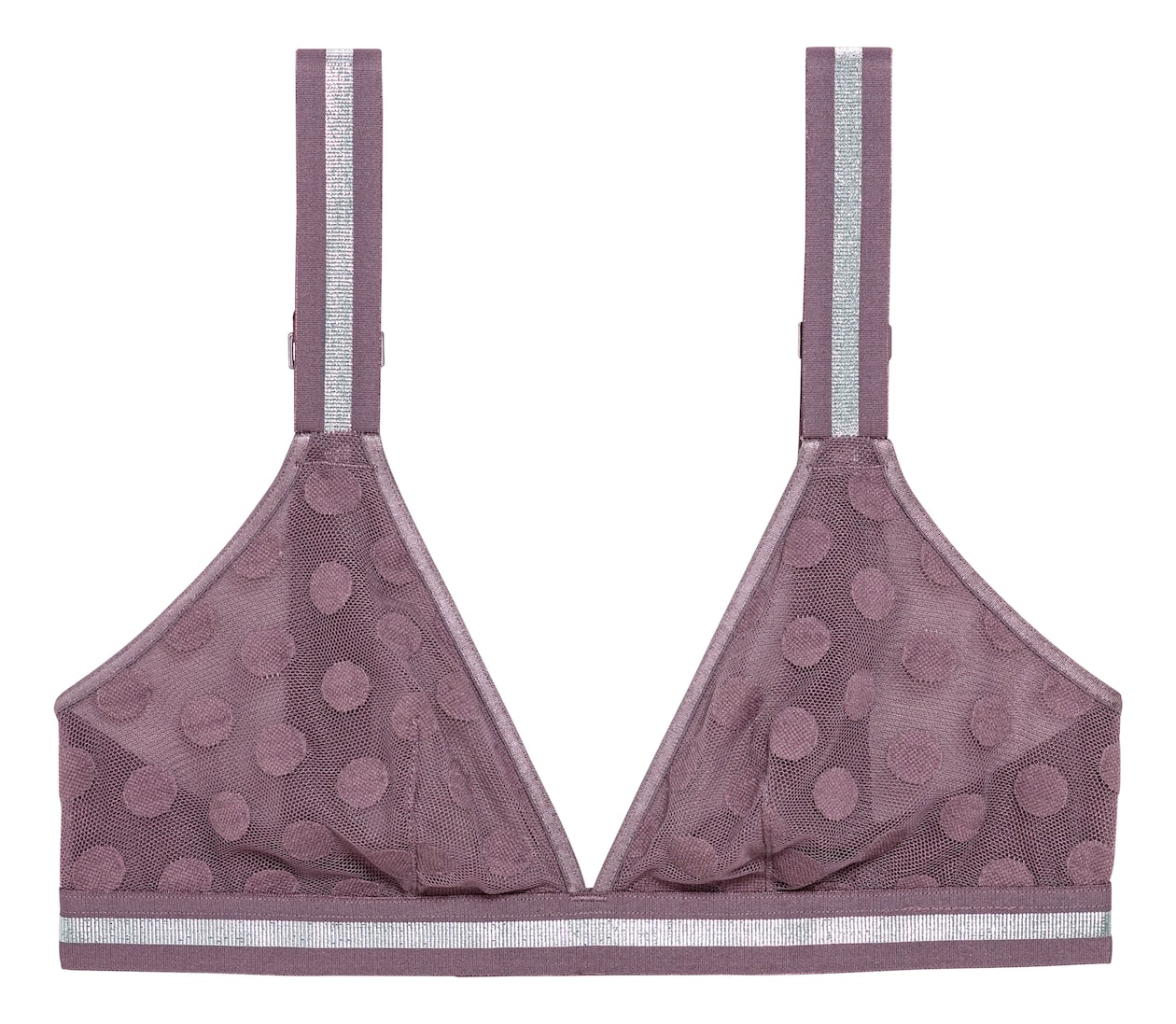 Women's Heather Mesh triangle bra | H&M GB