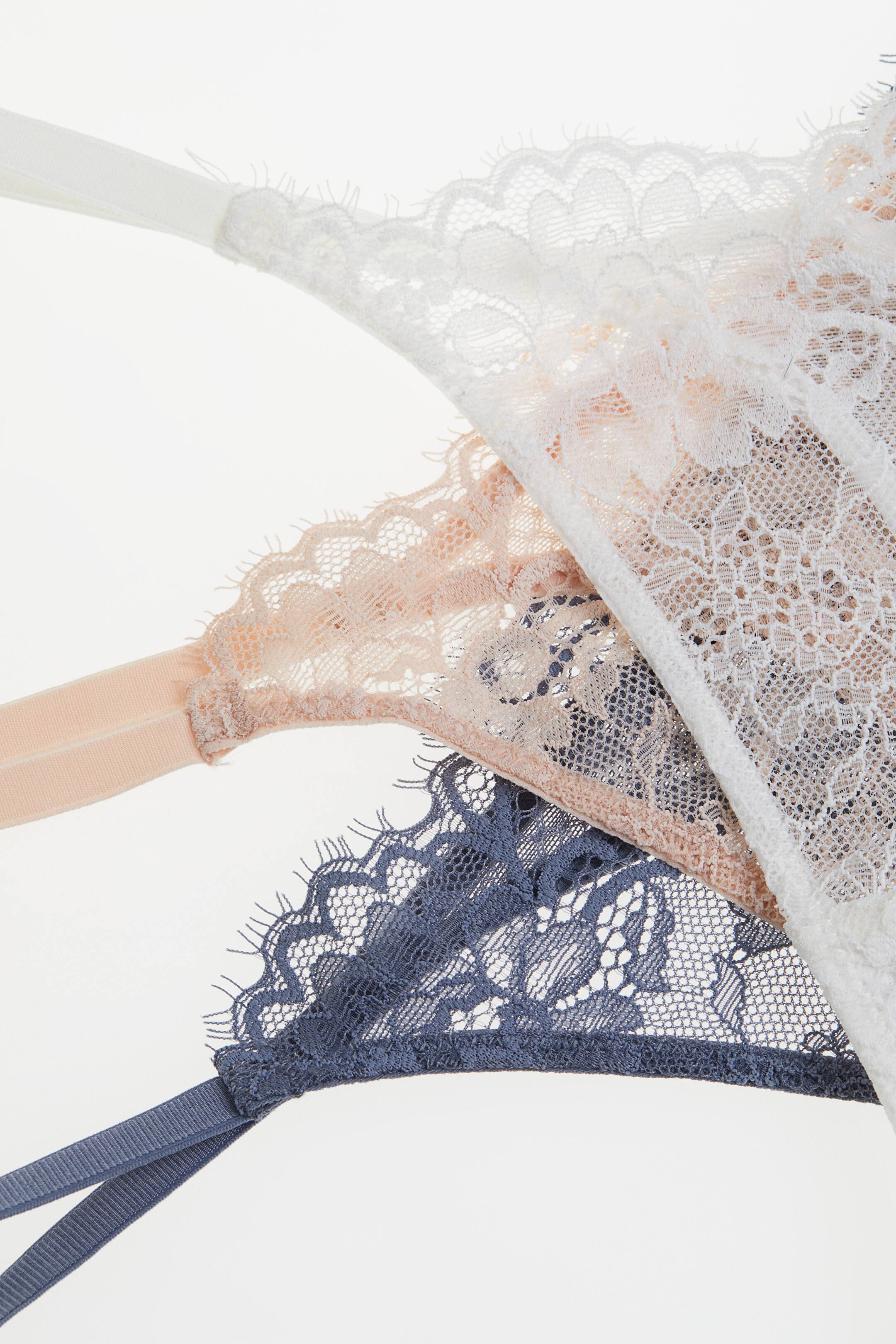 5-pack Panties thong - Azul oscuro/Azul claro - Ladies | H&M MX