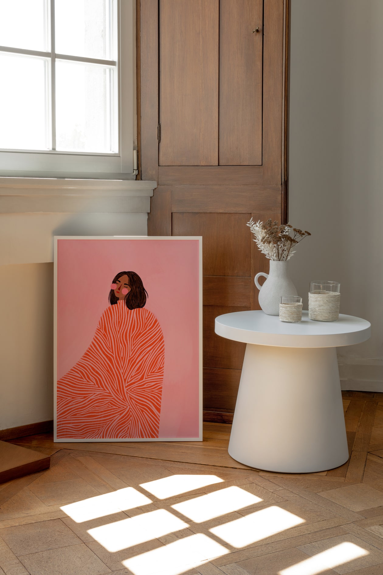 Bea Muller - The Woman With The Swirls - Mehrfarbig - Poster & Frame ...