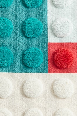 Canvas Rug - White/LEGO - Home All | H&M US