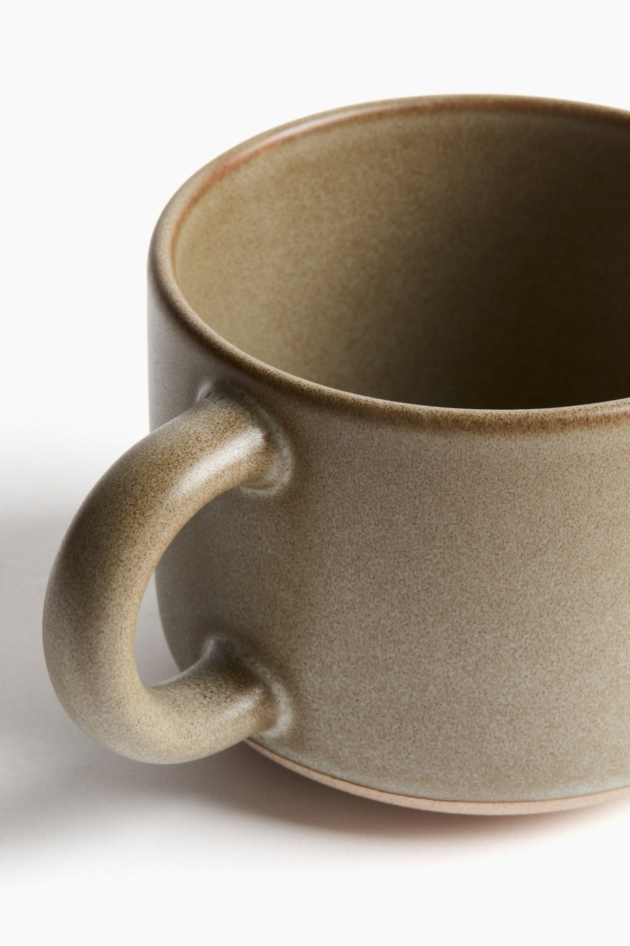 Beige Reactive-Glaze Stoneware Mug at H&M Home | H&M US