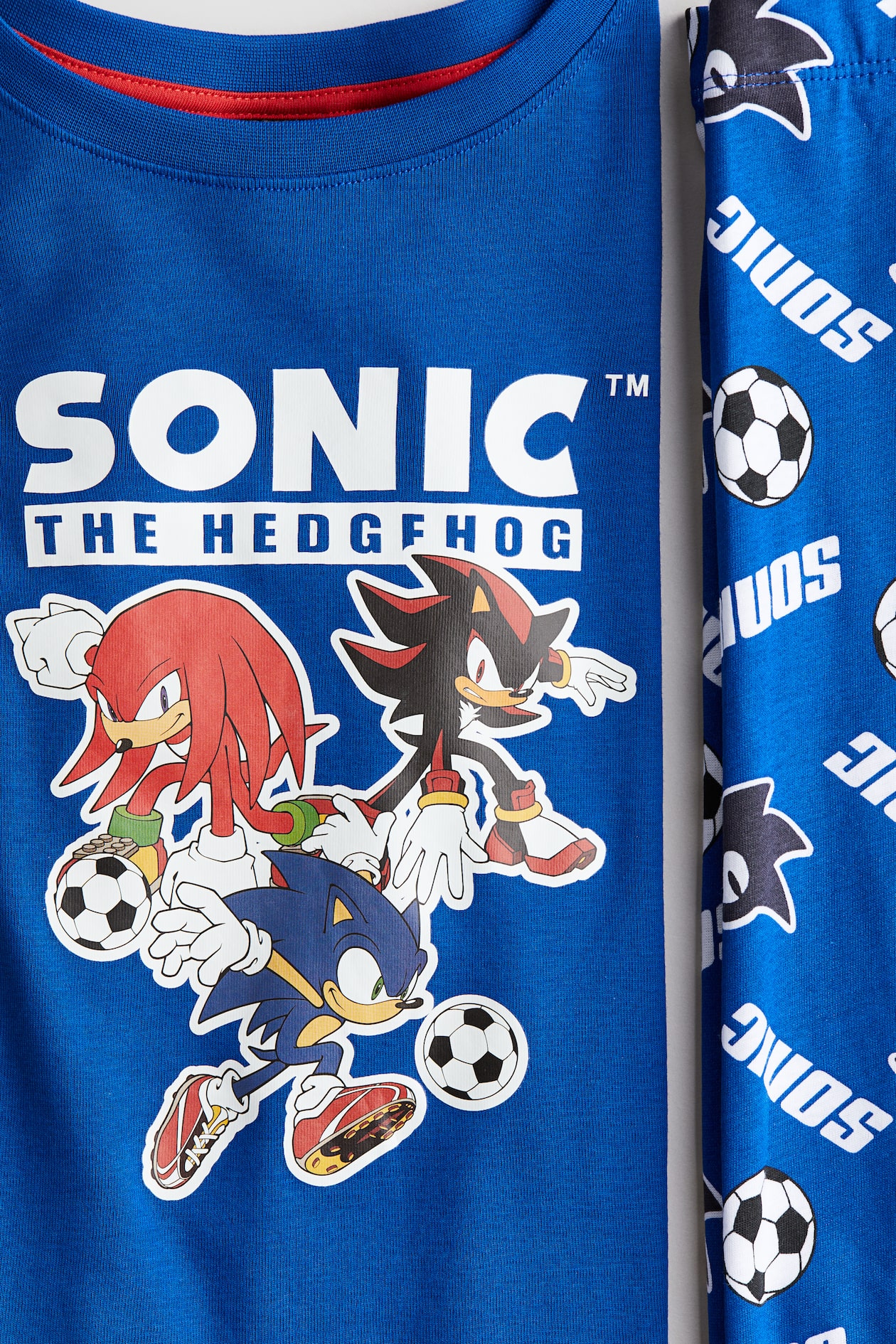 Blue/Sonic the Hedgehog Snug Fit Cotton Jersey Pajamas for kids | H&M CA