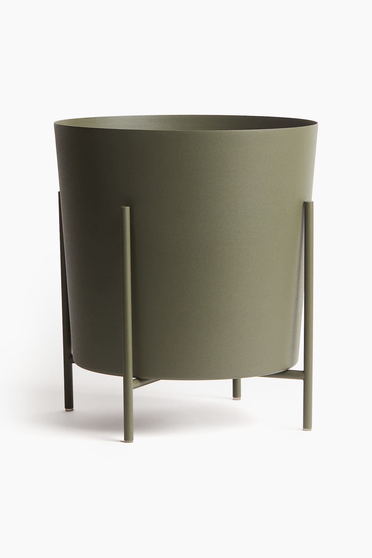 Extra-large plant pot on a stand - Khaki green - Home All | H&M GB