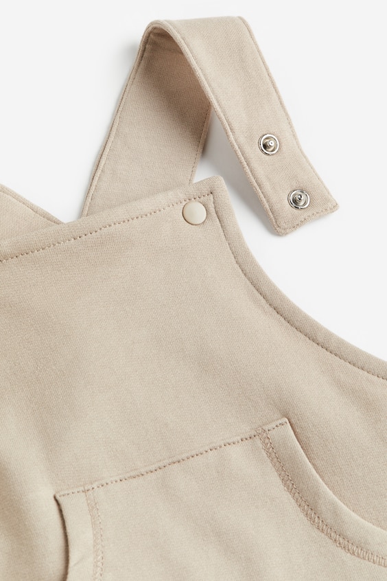 Sweatpant Overalls - Beige - Kids | H&M US