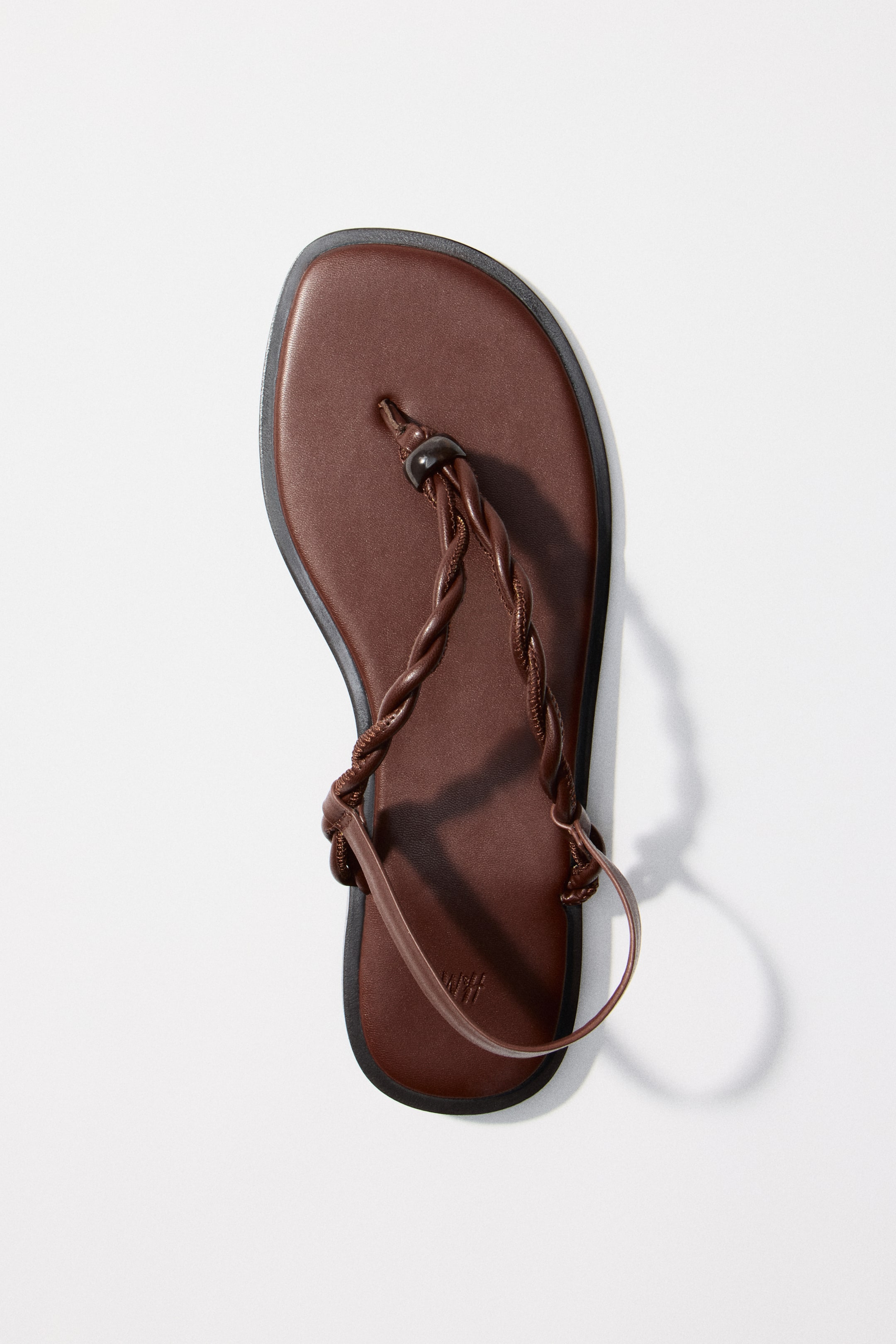 Women's Dark brown Twist-Detail Sandals | H&M US