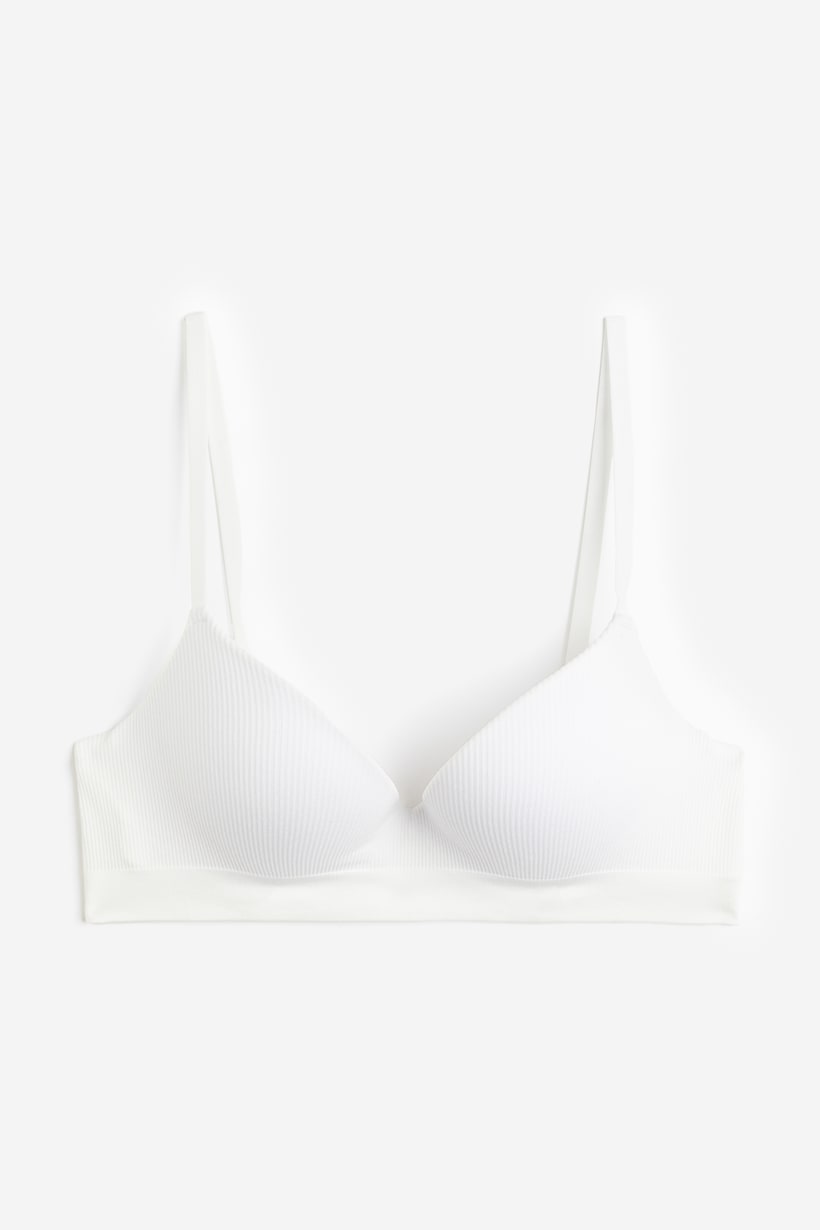 Women's White Seamless super push-up bra | H&M GB
