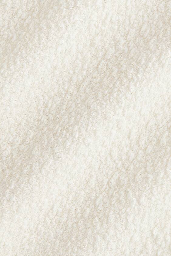 Women's Cream Draped polo-neck top | H&M IN