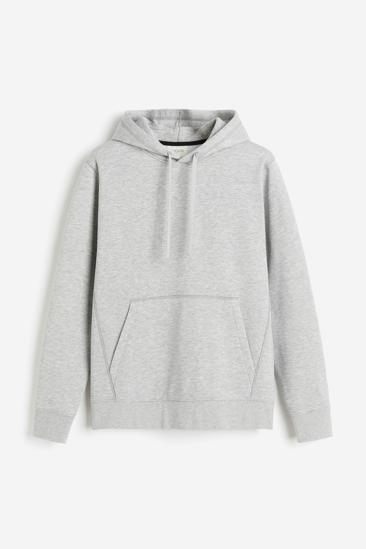 Men’s Light grey marle Regular Fit Activewear Hoodie In DryMove™ | H&M AU