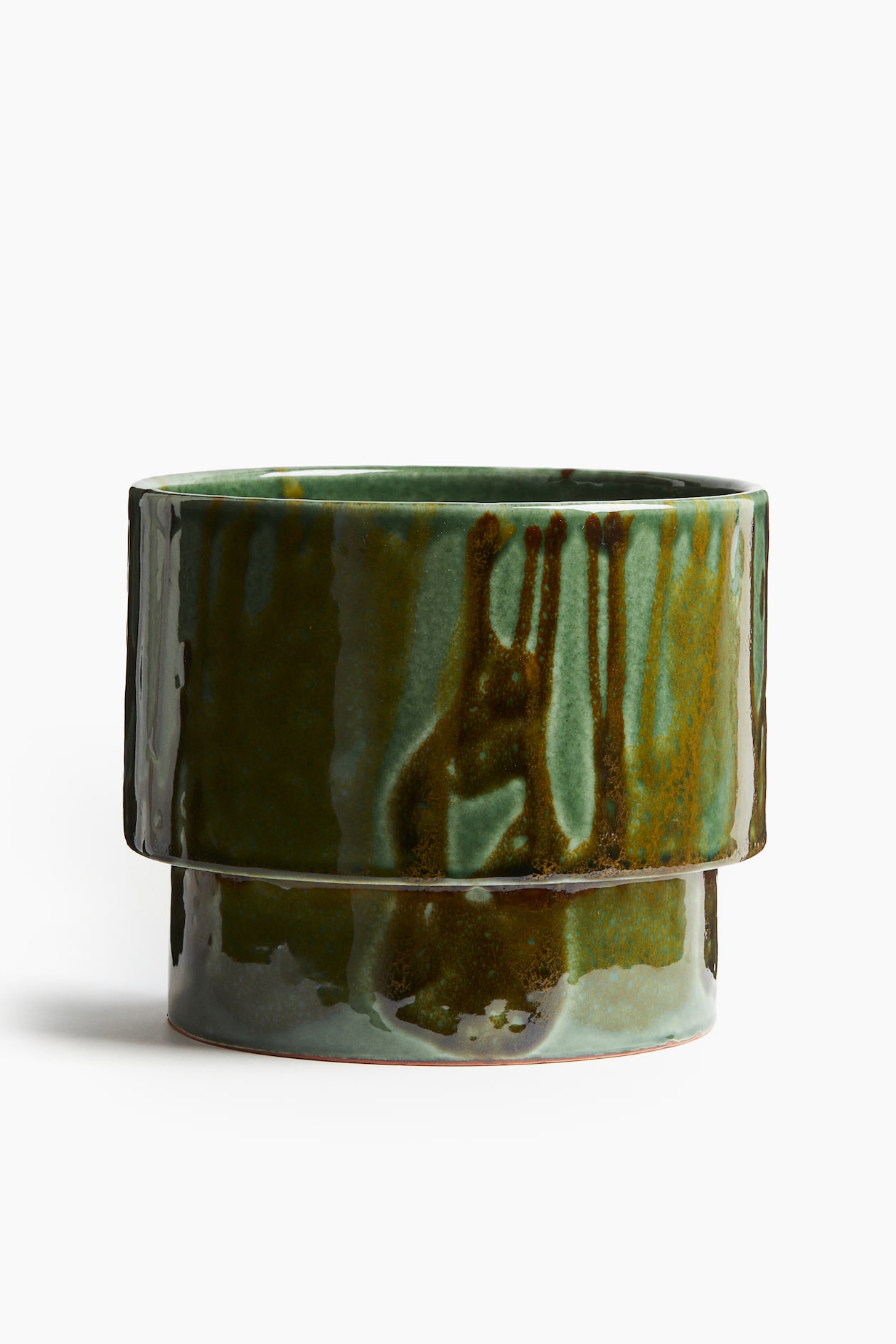 Grote terracotta bloempot - Groen - HOME | H&M BE