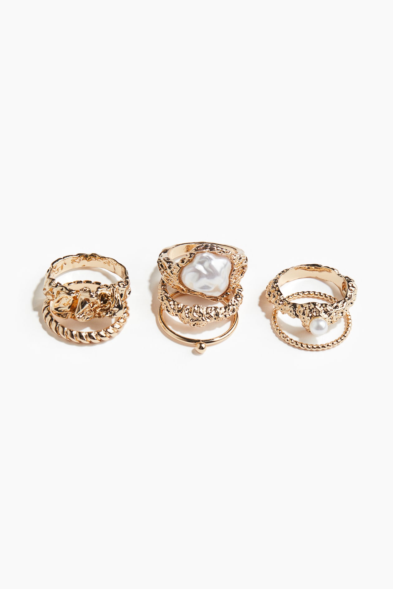 7-pack Rings - Gold-colored - Ladies | H&M US