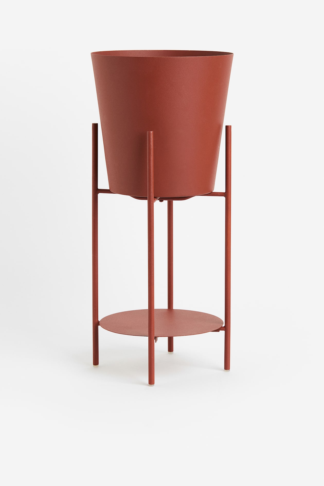 Rust brown Large plant pot on a pedestal at H&M Home | H&M GB