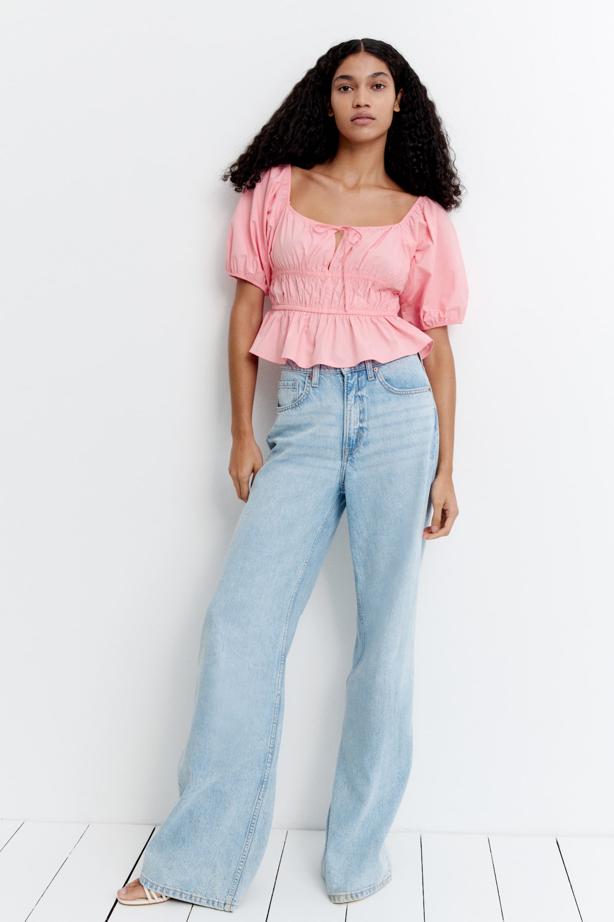 Blusas Rosas y Camisas para Mujer Manga Larga y Corta | H&M MX